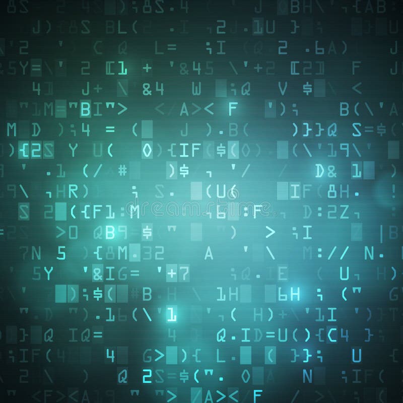 Internet Wireless Computer Digital Data Code Background Stock Vector ...