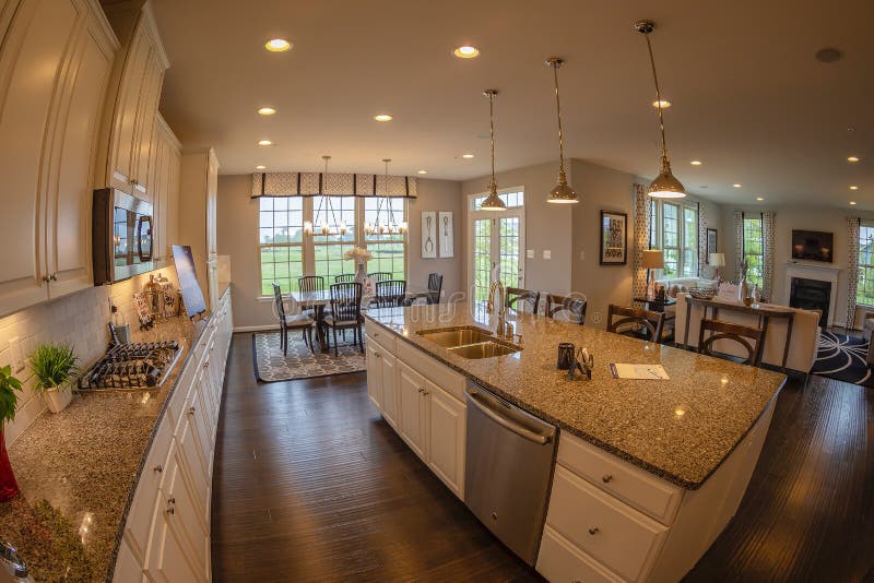 Interno Delle Case Americane in Maryland, U.S.a. Fotografia Editoriale ...