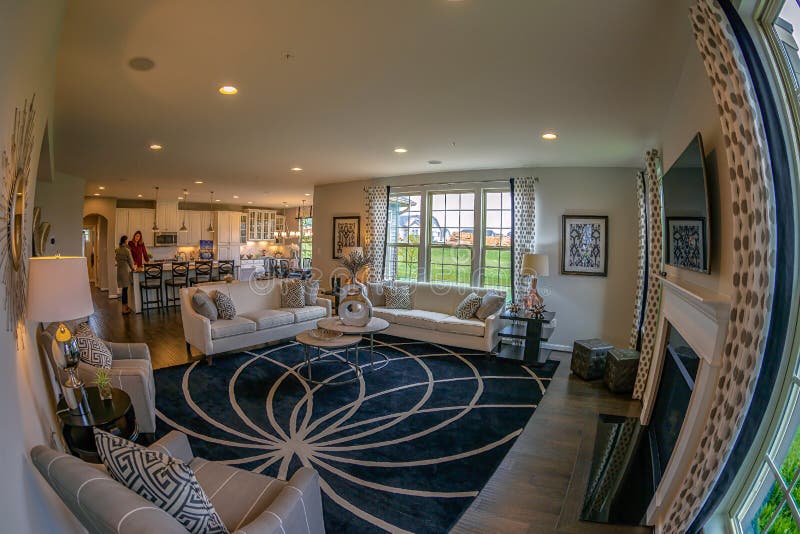 Interno Delle Case Americane In Maryland, U.S.A. Fotografia Editoriale ...