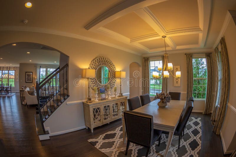 Interno Delle Case Americane in Maryland, U.S.a. Fotografia Editoriale ...