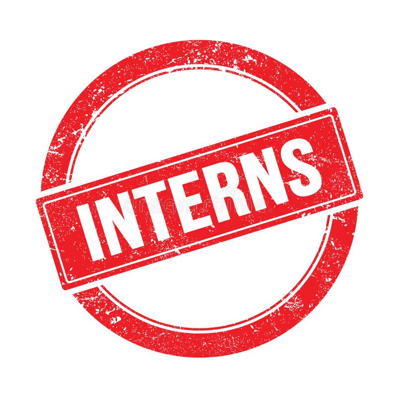 INTERNS Text on Red Grungy Round Stamp Stock Illustration ... INTERNS Text on Red Grungy Round Stamp Stock Illustration ...