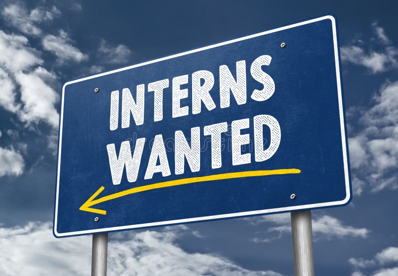 Interns Wanted, Apply for Internship, Career Opportunity Stock Vector ...
