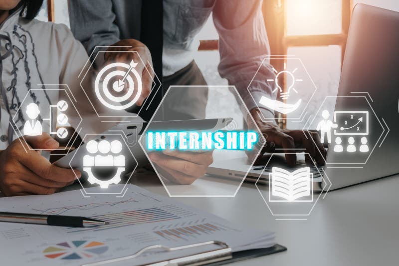 Business Team Working on Digital Tablet and Financial Data with ...