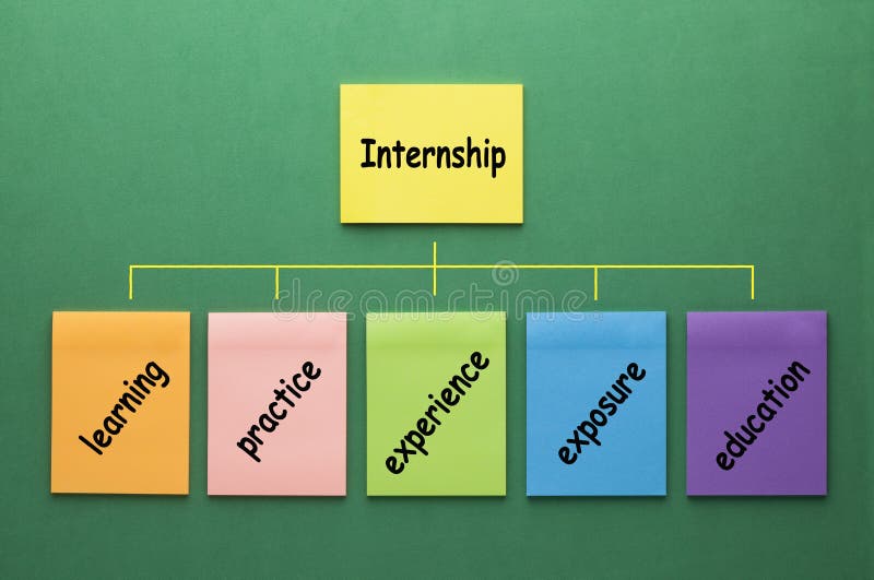 Internship Flowchart Concept Stock Photo - Image of expertise, intern ...