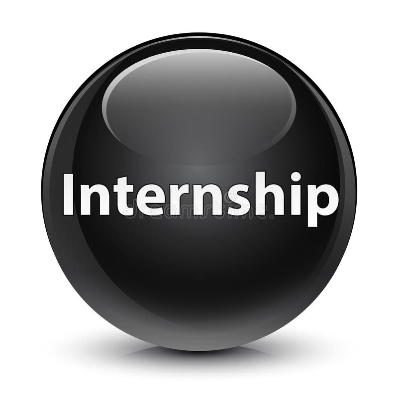 Internship Black Glyph Icon Stock Vector - Illustration of logo ...