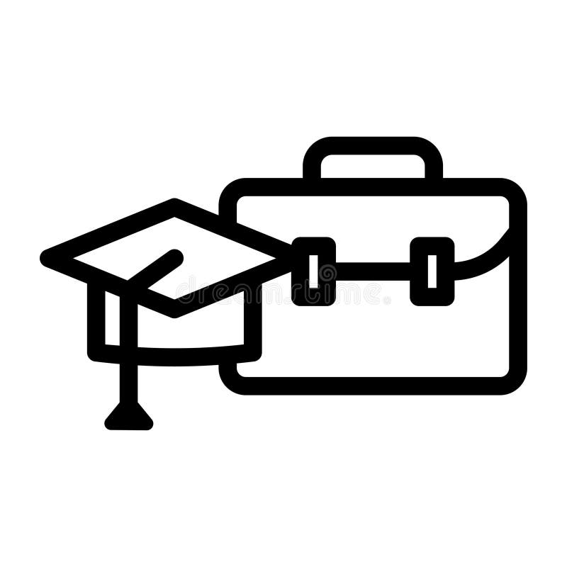 Internship Line Icon Illustration Vector Graphic Stock Vector ...