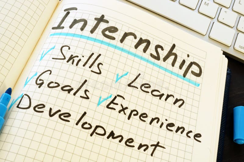Internship Appretenceship Management Trainee Concept Stock Photo ...