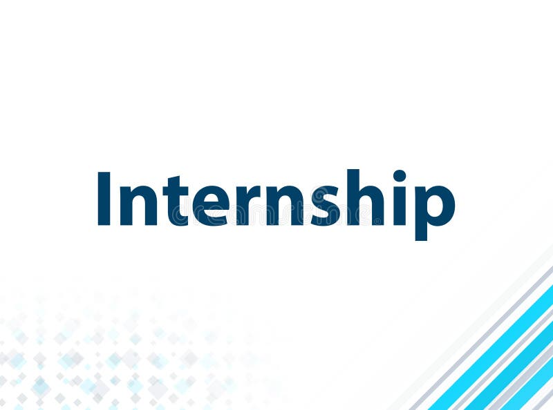Internship Abstract Flat Background Design Illustration Stock ...