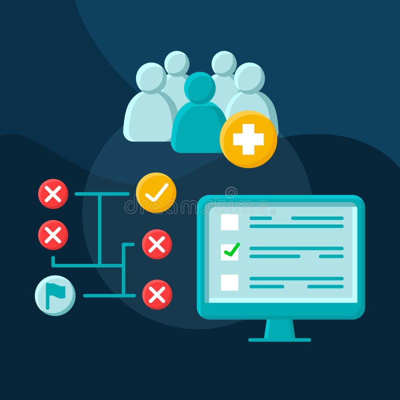 Internship Program Flat Concept Vector Icon Stock Vector - Illustration ...