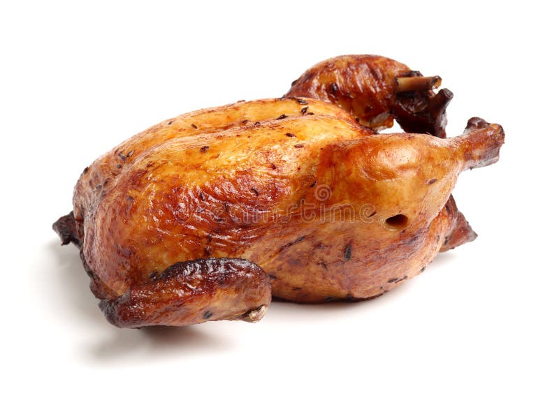 Intero pollo arrostito fotografia stock. Immagine di bevanda - 113272526