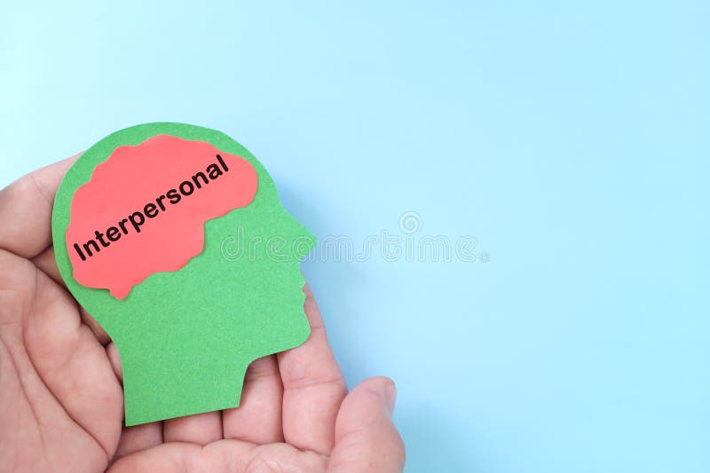 Interpersonal Intelligence in Psychology Concept. Hand Holding Human ...