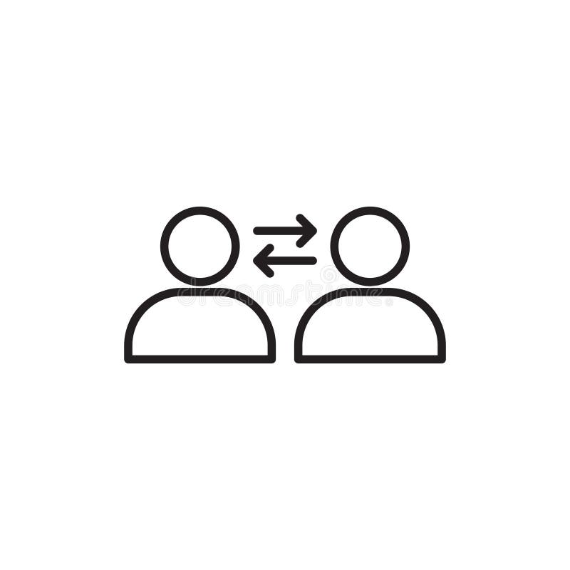 Interpersonal Relationship Icon Stock Illustration - Illustration of ...