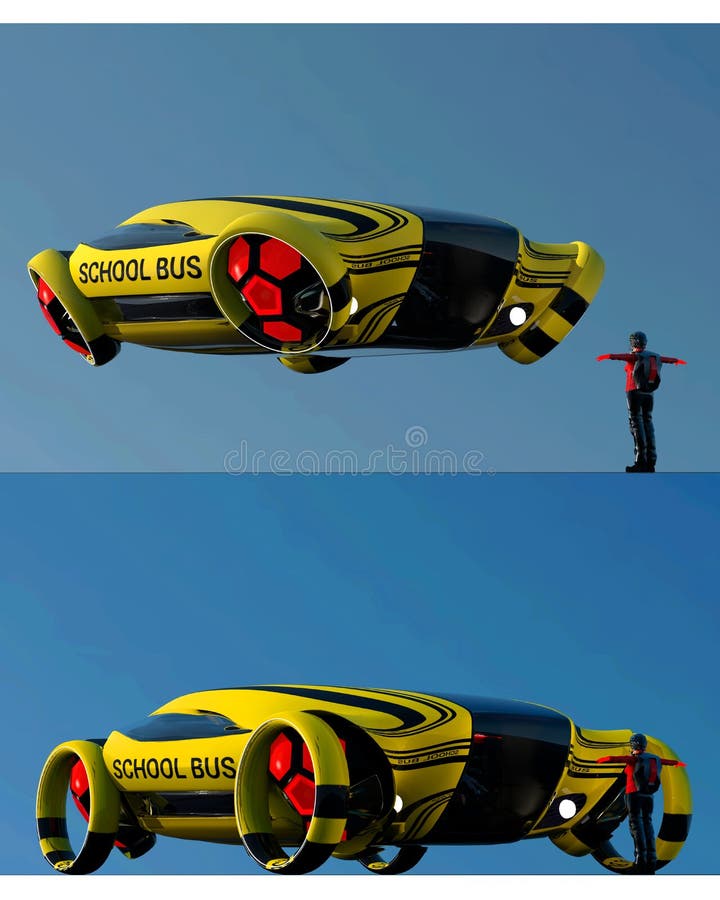 Interplanetary Bus 005 stock illustration. Illustration of detail ...