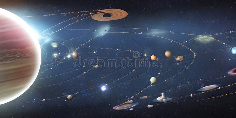 Interplanetary Communication Technology, Information Network, Sci-fi ...