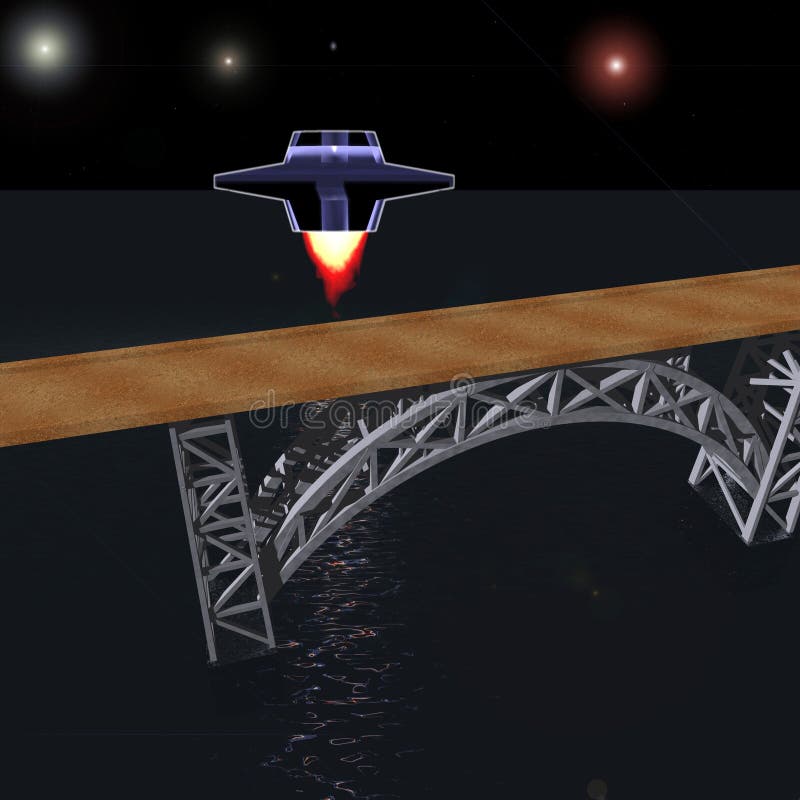 Interplanetary spacecraft stock illustration. Illustration of ...