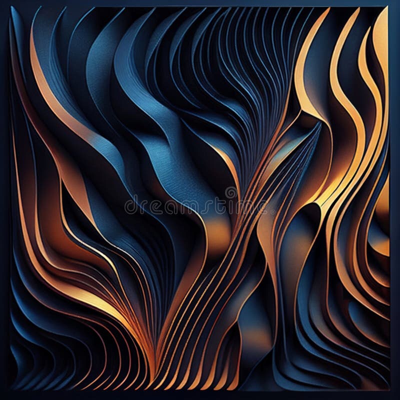 The Interplay of Line Weight and Texture Stock Illustration ...