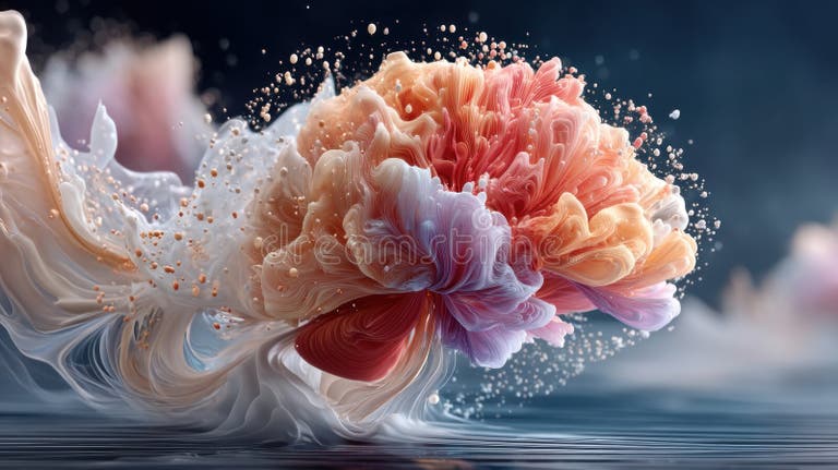 The Interplay of Nature and Technology: a Flower Drifting in Water As a ...