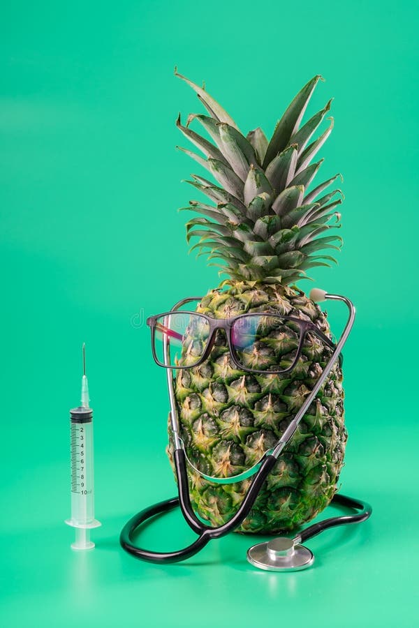 Interpretation of Pineapple Fruit in a Human Image with Glasses and the ...