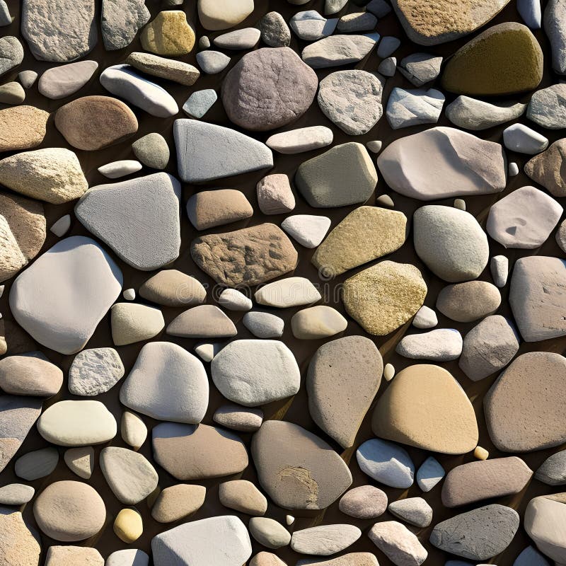 An Interpretation of Stone, with Rough and Uneven Textures Creating an ...