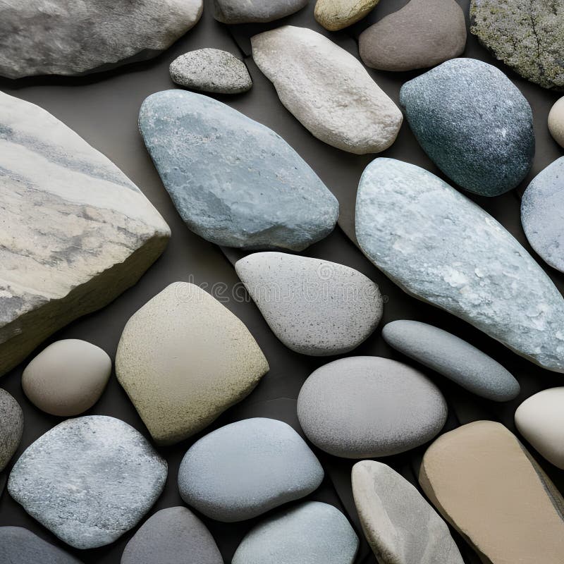 An Interpretation of Stone, with Rough and Uneven Textures Creating an ...