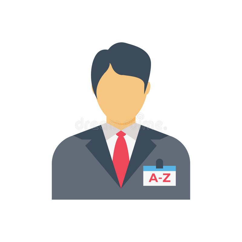 Interpreter Vector Flat Color Icon Stock Vector - Illustration of ...