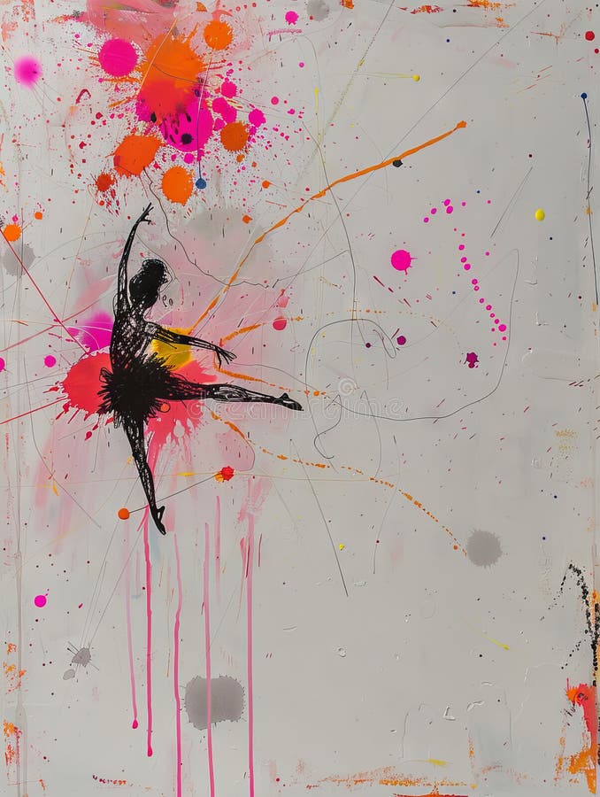 Interpretive dance stock illustration. Illustration of movement - 308080088