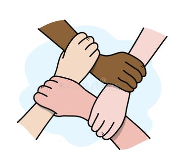 Interlocking Hands Stock Illustrations – 1,113 Interlocking Hands Stock ...