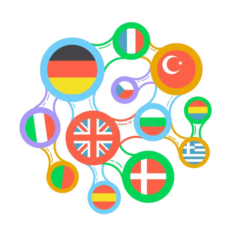 Interrelated Flags Stock Illustrations – 6 Interrelated Flags Stock ...