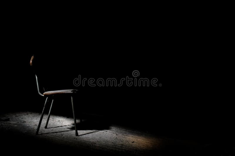 Interrogation Chair stock photo. Image of interview, desolate - 69906954