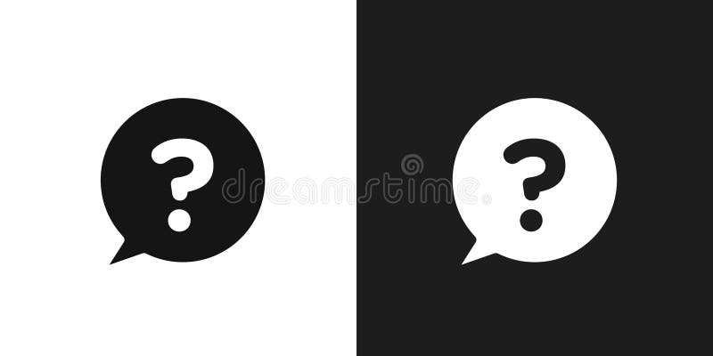 Interrogation Icon Logo Set Vector Stock Vector - Illustration of ...