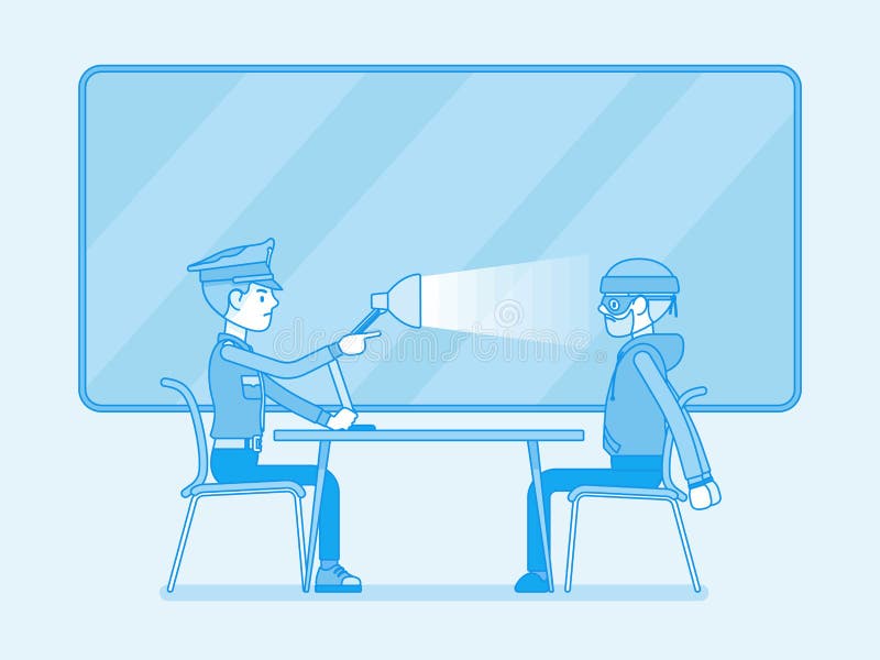 Police Interrogation Light Stock Illustrations – 33 Police ...