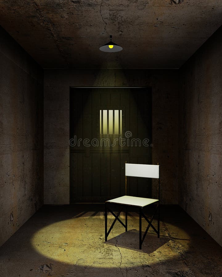Interrogation room stock illustration. Illustration of interrogation ...
