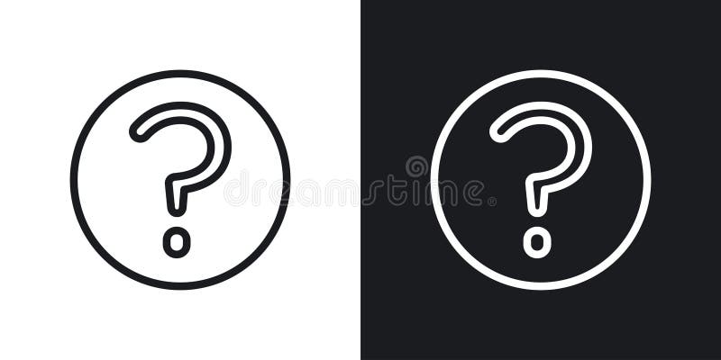 Simple White Box Question Mark Symbol Stock Photos - Free & Royalty ...