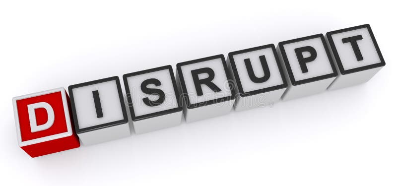 Interrumpir Bloques De Palabras Stock de ilustración - Ilustración de ...