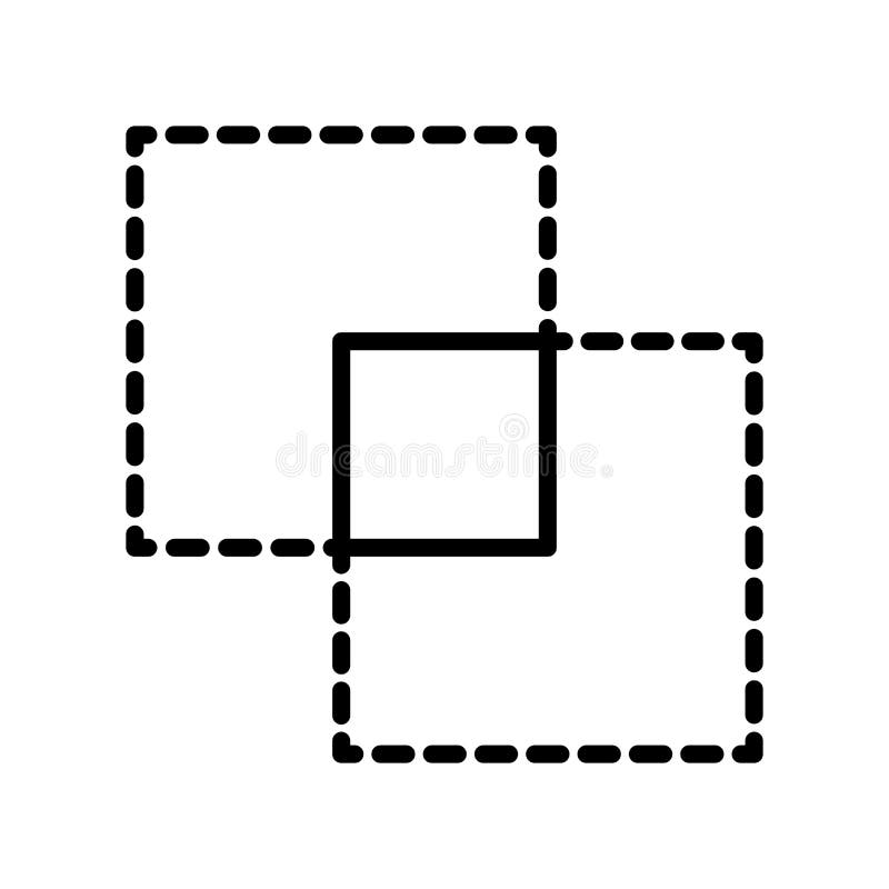 Intersection Icon Vector Sign And Symbol Isolated On White Background