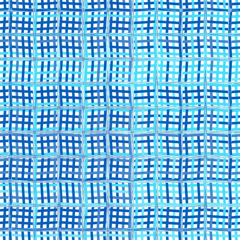 Intersected, Interweaved Irregular Lines, Stripes Blue Grid Pattern ...