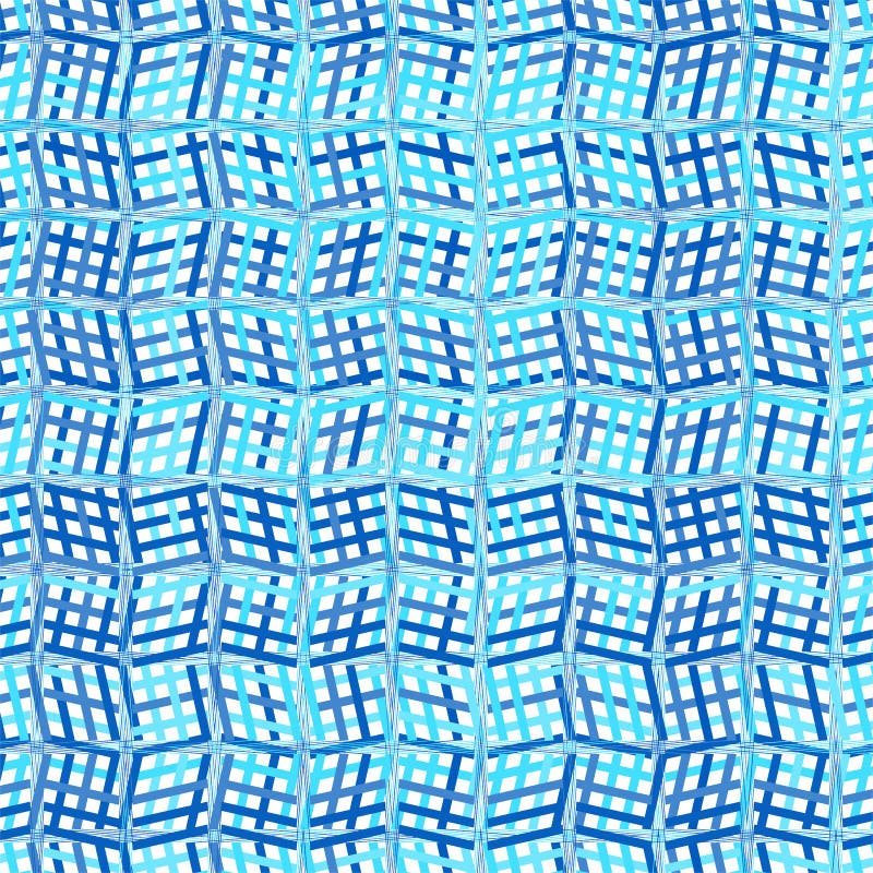 Intersected, Interweaved Irregular Lines, Stripes Blue Grid Pattern ...