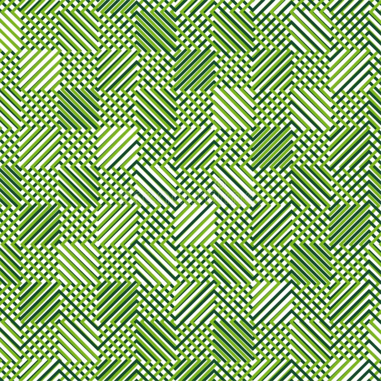 Intersected, Interweaved Irregular Lines, Stripes Green Grid Pattern ...