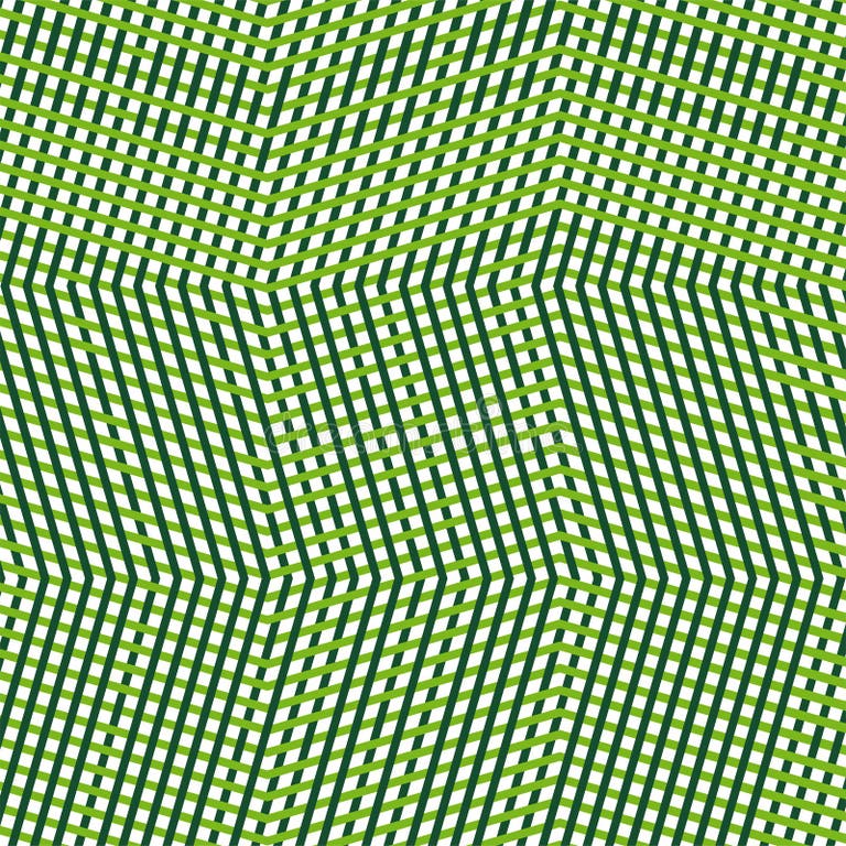 Intersected, Interweaved Irregular Lines, Stripes Green Grid Pattern ...