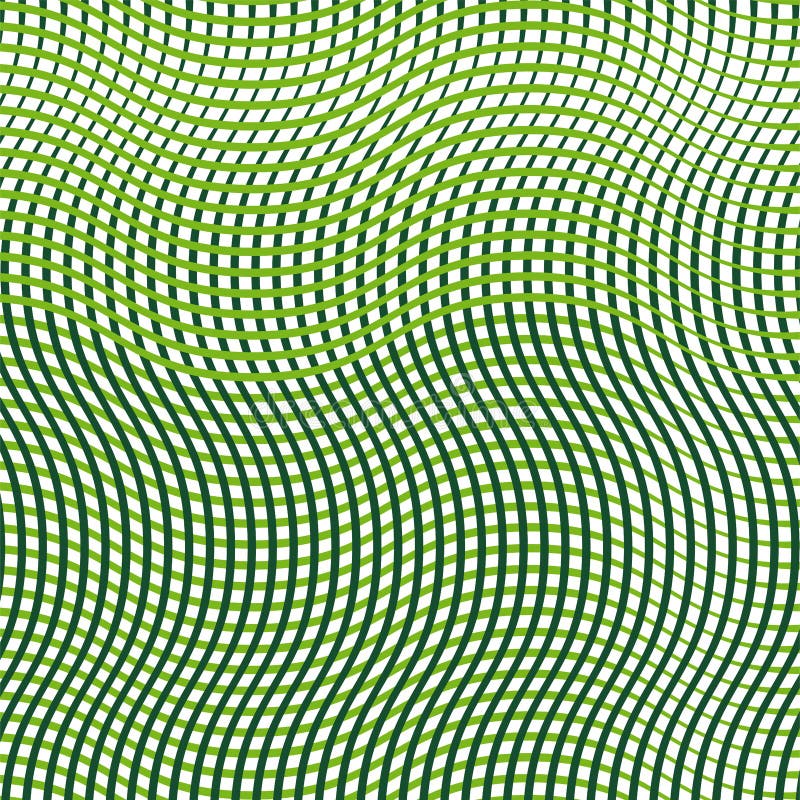 Intersected, Interweaved Irregular Lines, Stripes Green Grid Pattern ...