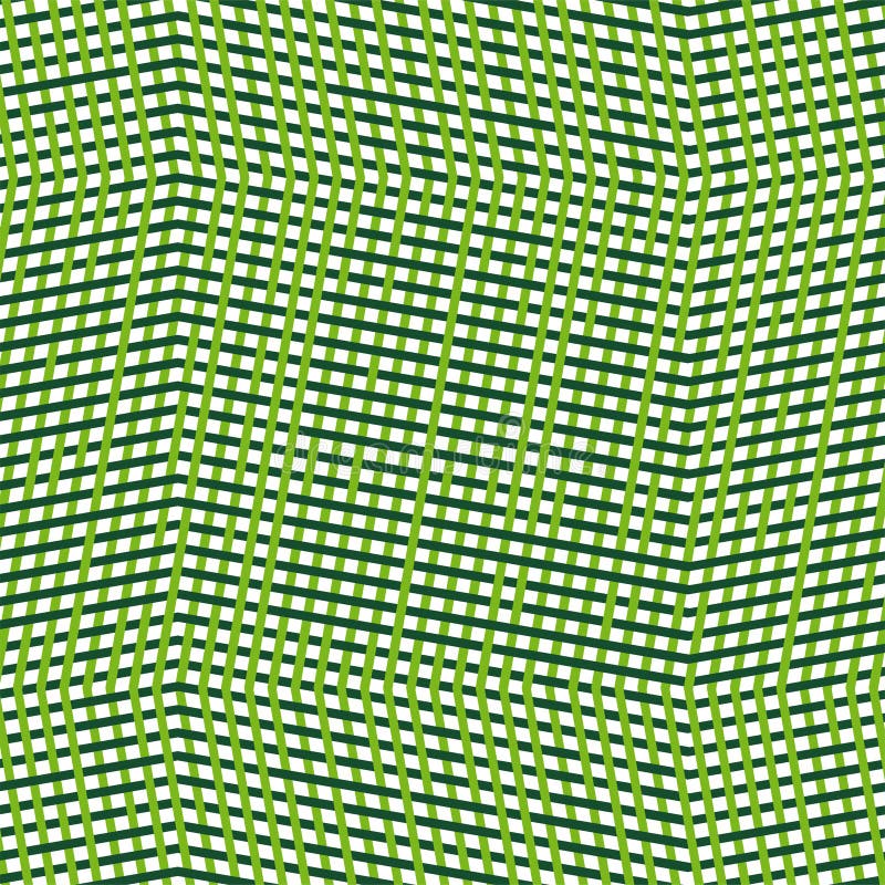 Intersected, Interweaved Irregular Lines, Stripes Green Grid Pattern ...