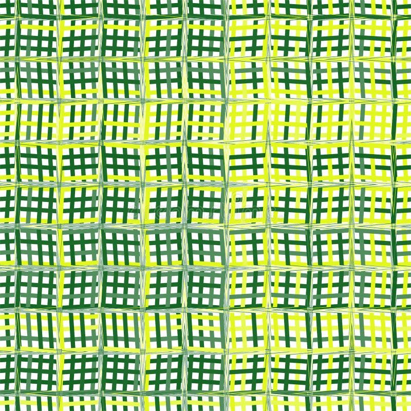 Intersected, Interweaved Irregular Lines, Stripes Green Grid Pattern ...