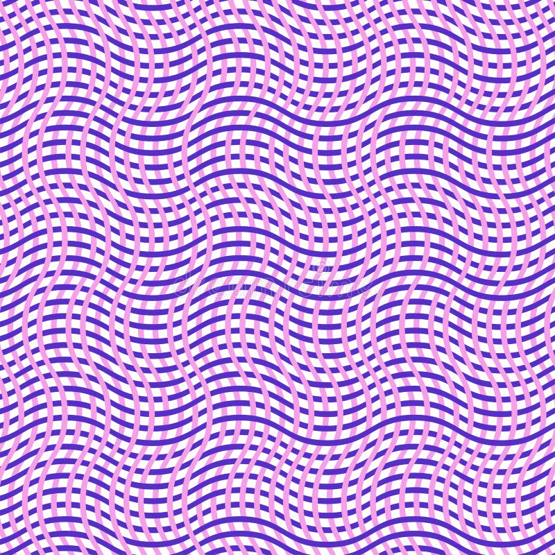 Intersected, Interweaved Irregular Lines, Stripes Purple, Pink Grid ...