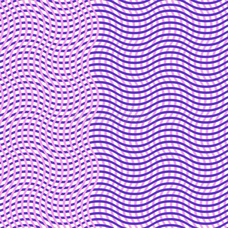 Intersected, Interweaved Irregular Lines, Stripes Purple, Pink Grid ...