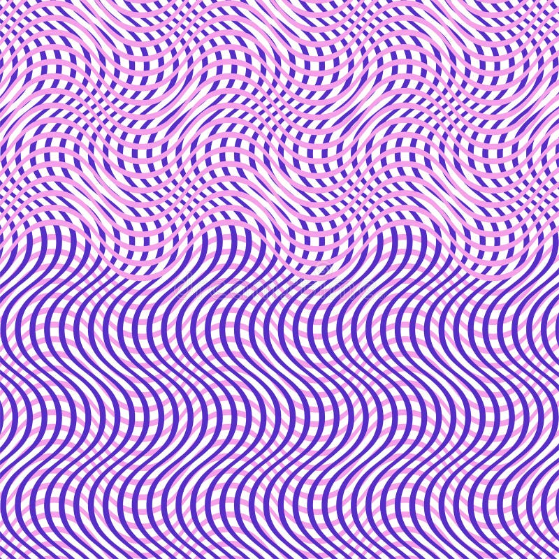 Intersected, Interweaved Irregular Lines, Stripes Purple, Pink Grid ...