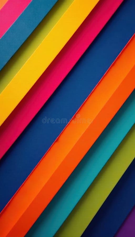 Intersecting Bold Stripes, Sharp Angles, High Contrast Color Scheme ...
