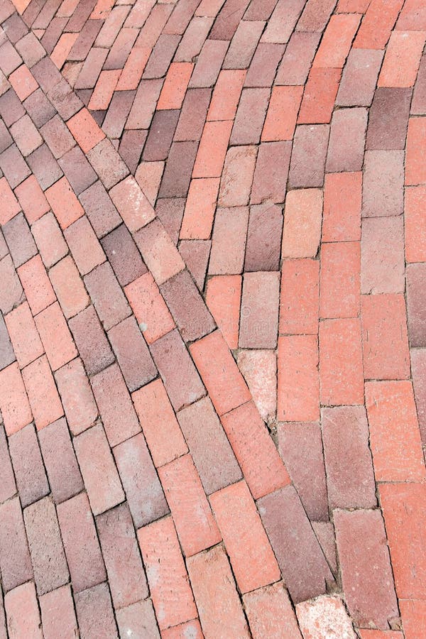 Brick Patterns on a Sidewalk Stock Image - Image of masonry, colors ...