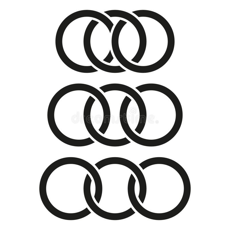 Three Intersecting Circles Stock Illustrations – 110 Three Intersecting ...