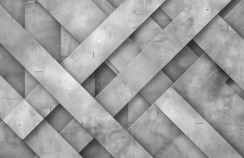 Intersecting Concrete Strips Create Abstract Pattern Stock Photo ...