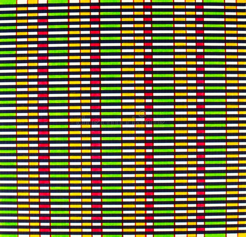 Intersecting Horizontal and Vertical Lines Filled with Bright Colours ...
